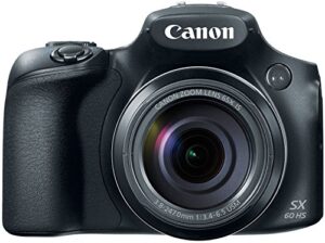 canon powershot sx60 16.1mp digital camera 65x optical zoom lens 3-inch lcd tilt screen (black)