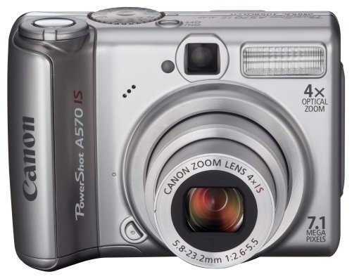 Canon PowerShot A570IS 7.1MP Digital Camera with 4x Optical Image Stabilized Zoom (OLD MODEL)