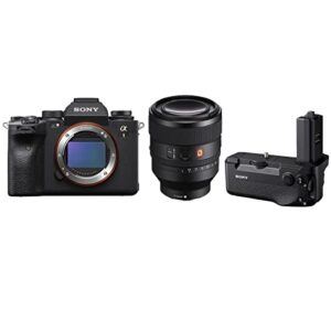 sony alpha 1 mirrorless digital camera bundle with fe 50mm f/1.2 g master lens, vg-c4em vertical grip