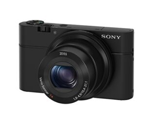 sony rx100 20.2 mp premium compact digital camera w/ 1-inch sensor, 28-100mm zeiss zoom lens, 3” lcd