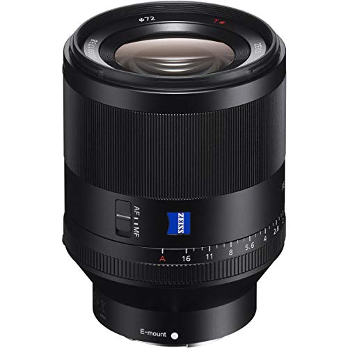 Sony Planar T* FE 50mm F1.4 ZA Lens - Bundle with 72mm Filter Kit, Cleaning Kit, Lens Wrap (19x19), Lenscap Leash, Pc Software Package