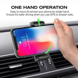 JIMISHA Car Phone Holder, Phone Car Mount with Stick On Base Cell Phone Car Mount Sticky Adhesive Mount Holder for 4 inches to 6.5 inches Smartphones