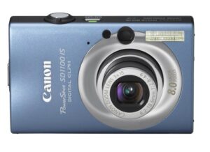 canon powershot sd1100is 8mp digital camera with 3x optical image stabilized zoom (blue) (old model)