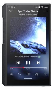 fiio m11s hi-res mp3 music player with dual es9038q2m, android 10 snapdragon 660, 5.0inch, lossless dsd/mqa, 5g wifi/apple music/tidal/amazon music 4.4mm 2.5mm/3.5mm/4.4mm black