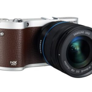 Samsung NX300 20.3MP CMOS Smart WiFi Mirrorless Digital Camera with 18-55mm Lens and 3.3" AMOLED Touch Screen (Brown)