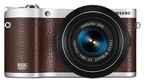 Samsung NX300 20.3MP CMOS Smart WiFi Mirrorless Digital Camera with 18-55mm Lens and 3.3" AMOLED Touch Screen (Brown)