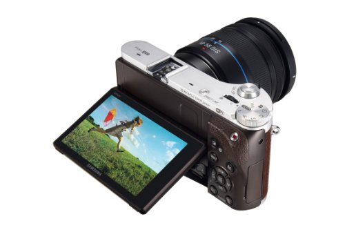 Samsung NX300 20.3MP CMOS Smart WiFi Mirrorless Digital Camera with 18-55mm Lens and 3.3" AMOLED Touch Screen (Brown)