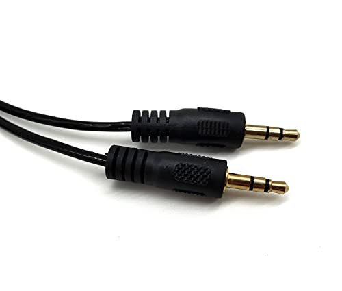 Qaoquda Stereo Audio Splitter Cable, Coiled 3.5mm Female to 2 Male Spring Headphone Stereo Y Splitter Cable for Home/Car Stereo, Phone, Headset and Speakers (3.5mm 1female/2 Male)