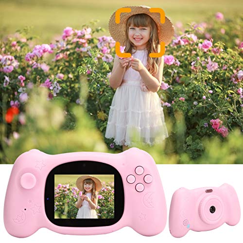 SALUTUY Children Video Camera, Delayed Photos Continuous Shooting 12Mp Photos Children Camera for Birthday for Thanksgiving for Christmas for Kids(Pink)