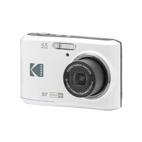 Kodak PIXPRO FZ45 Friendly Zoom Digital Camera (White) Bundle with Camera Case (2 Items)