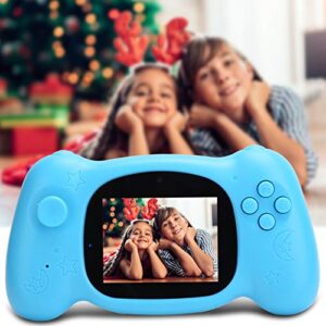 SALUTUY Children Video Camera, Delayed Photos Continuous Shooting 12Mp Photos Children Camera for Birthday for Thanksgiving for Christmas for Kids(Blue)