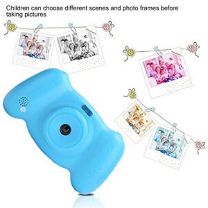 SALUTUY Children Video Camera, Delayed Photos Continuous Shooting 12Mp Photos Children Camera for Birthday for Thanksgiving for Christmas for Kids(Blue)