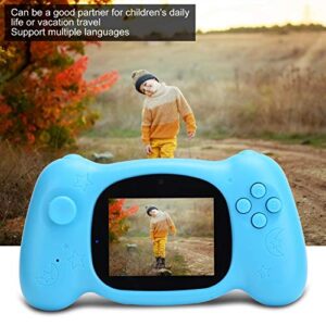 SALUTUY Children Video Camera, Delayed Photos Continuous Shooting 12Mp Photos Children Camera for Birthday for Thanksgiving for Christmas for Kids(Blue)