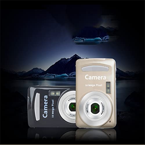 16MP Digital Camera Long Focus Camera HD 2.4 Inch LCD Screen Digital Zoom Anti-Shake Face Detection Digital Camera Small Camera for Teens Students Boys Girls Adults