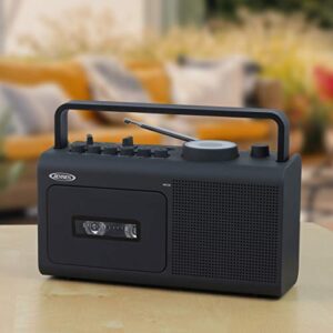 Jensen® Portable Cassette Player/Recorder with AM/FM Radio