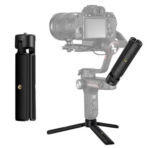 eaxanpic extended handle grip/tripod 2 in 1 for gimbal stabilizer, tabletop tripod stand and handle grip for dji ronin-s, zhiyun weebills, zhiyun crane, desktop tabletop tripod stand for dslr cameras