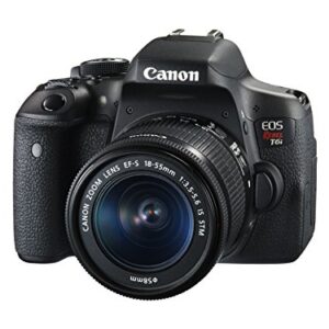 Canon EOS Rebel T6i Digital SLR with EF-S 18-55mm is STM Lens - Wi-Fi Enabled