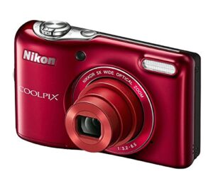 nikon coolpix l32 digital camera with 5x wide-angle nikkor zoom lens