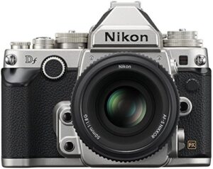 nikon df 16.2 mp cmos fx-format digital slr camera with af-s nikkor 50mm f/1.8g special edition lens (silver)