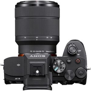 Camera Bundle for Sony a7 IV Full-Frame Mirrorless Camera with FE 28-70mm f/3.5-5.6 OSS Lens and Accessories (128GB, Photo/Video Editing Software, and More)