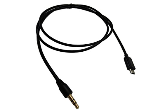 SinLoon Audio Output Cable, Micro-USB to 1/8 Stereo 3.5mm Audio Car AUX Cable for S3 i9300 S2 i9100 i9220 (3.2 Feet = 1 Meter, Black)