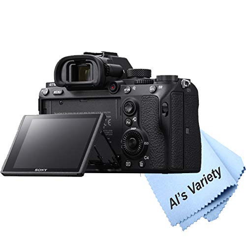 Sony Alpha a7 III Mirrorless Digital Camera with 28-70mm Lens + Shot-Gun Microphone + LED Always on Light+ 64GB Extreme Speed Card, Gripod, Case, and More (26pc Video Bundle)