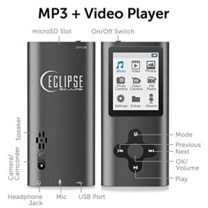 Pro 4GB Video and MP3 Player, FM Tuner, with Camera, Rechargeable Battery, Ultra Compact Design