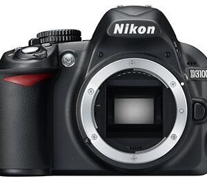 Nikon D3100 14.2MP DX-Format DSLR Digital Camera (Body Only) - (Black)