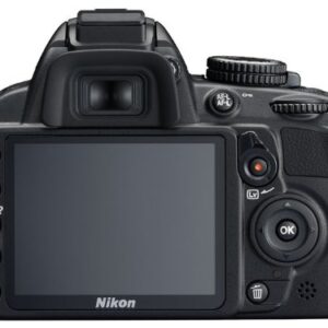 Nikon D3100 14.2MP DX-Format DSLR Digital Camera (Body Only) - (Black)