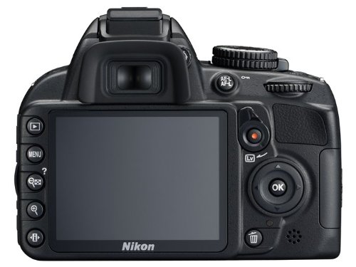 Nikon D3100 14.2MP DX-Format DSLR Digital Camera (Body Only) - (Black)