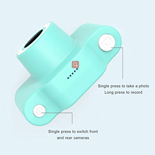 ROMACK Mini Camera, Dual-Camera Kids Camera 24 Million High‑Definition with Photo Stickers for Travel for Children's Toys Gifts