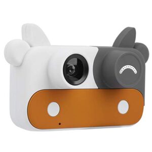 RvSky Camera Accessories Cow Children Camera Mini Cartoon Digital DV Game Gift 400mAh Large Capacity Battery(咖啡色)