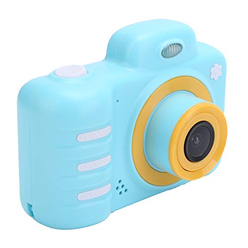 01 Video Camera, Shockproof Shell Kid Photography Toy 2.4in Full HD Screen Children Gift Kids Camera, 1080P for Christmas for Holiday Travel(Blue, Pisa Leaning Tower Type)