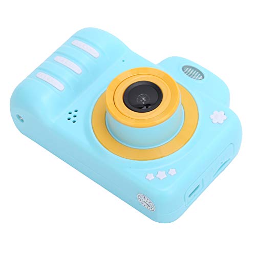 01 Video Camera, Shockproof Shell Kid Photography Toy 2.4in Full HD Screen Children Gift Kids Camera, 1080P for Christmas for Holiday Travel(Blue, Pisa Leaning Tower Type)