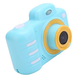 01 Video Camera, Shockproof Shell Kid Photography Toy 2.4in Full HD Screen Children Gift Kids Camera, 1080P for Christmas for Holiday Travel(Blue, Pisa Leaning Tower Type)