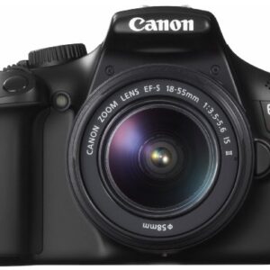 Canon Digital SLR Camera EOS Kiss X50 with EF-S18-55mm IS II Lens Kit (Black) - International Version (No Warranty)