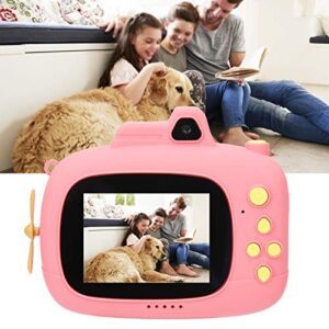 Salaty Kids Camera, Digital Electronic Gift 2.4inch HD Video Camera Front/Rear Dual Shot Mini for Recording Videos(Pink)