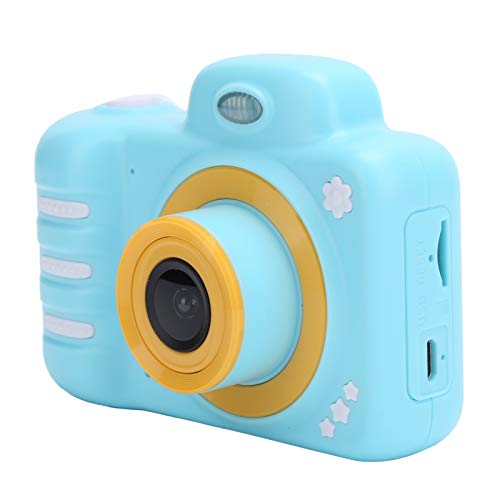 Eulbevoli Children Camera, Environmental Protection Material Lightweight Kids Camera for Children on Children's Day (Blue, Pisa Leaning Tower Type)