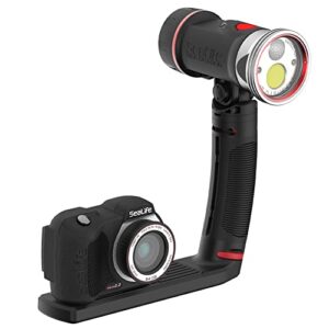 sealife micro 3.0 pro dual beam set with sea dragon 3000sf pro dual beam 3000 cob led lumens photo-video light and micro 3.0 underwater camera