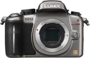 panasonic dmc-gh2-s digital slr gh2 camera body silver