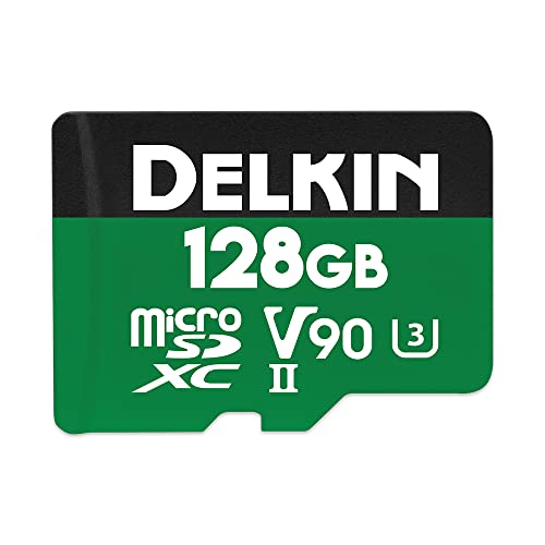 Delkin Devices 128GB Power microSDXC UHS-II (V90) Memory Card