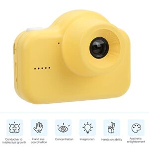 Kids Mini Camera, 720P Digital Children Camera Sturdy and Drop-Proof More Convenient to Use 2.0 Inch IPS Screen for Kids(Yellow Duck)