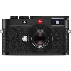 Leica M10 - R Digital Rangefinder Camera (Black Chrome) (20002) + 64GB Extreme Pro Card + Corel Photo Software + Card Reader + Case + Cleaning Set + Flex Tripod + Cap Keeper - Starter Bundle