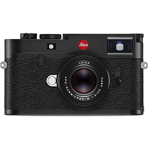 Leica M10 - R Digital Rangefinder Camera (Black Chrome) (20002) + 64GB Extreme Pro Card + Corel Photo Software + Card Reader + Case + Cleaning Set + Flex Tripod + Cap Keeper - Starter Bundle