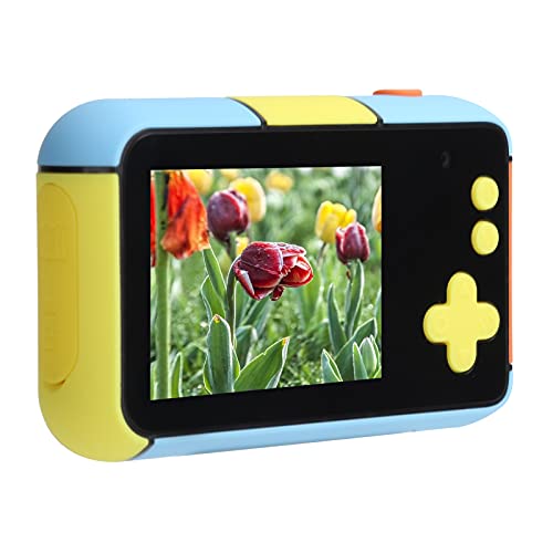 Kids Digital Camera, 1080P HD Camera Kids Digital Camera Double Lens Shockproof 2.4 Inch Screen Camera for Kids Gift