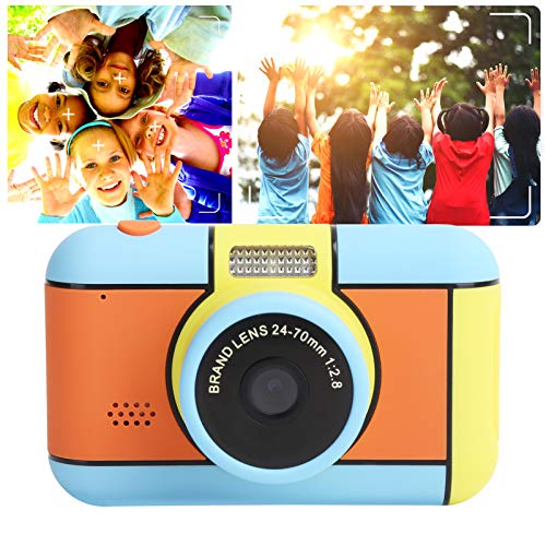 Kids Digital Camera, 1080P HD Camera Kids Digital Camera Double Lens Shockproof 2.4 Inch Screen Camera for Kids Gift