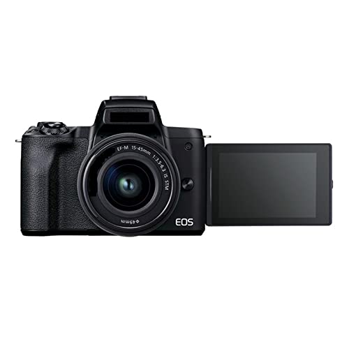 Camera EOS M50 II Mirrorless Camera Digital Camera with Ef-m 15-45mm F / 3.5 Lens Digital Camera (Color : W)