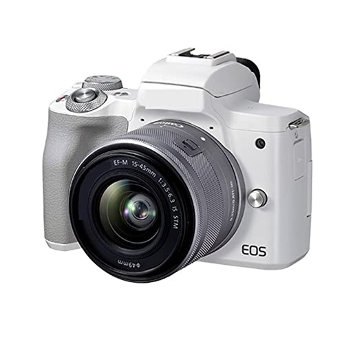 Camera EOS M50 II Mirrorless Camera Digital Camera with Ef-m 15-45mm F / 3.5 Lens Digital Camera (Color : W)