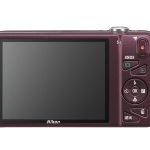 Nikon COOLPIX S5200 Wi-Fi CMOS Digital Camera with 6x Zoom Lens (Plum) (OLD MODEL)