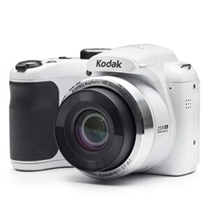 kodak pixpro astro zoom az252-wh 16mp digital camera with 25x optical zoom and 3″ lcd (white)